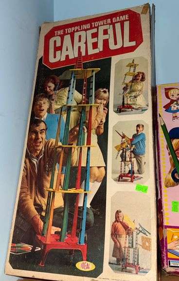 Careful Toppling Tower Game and Liddle Kiddles Electric Drawing Set ...