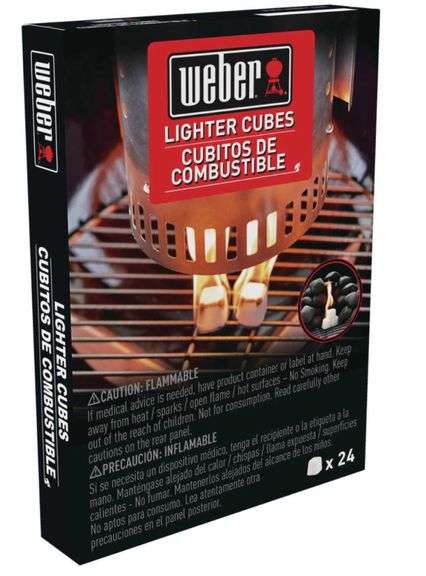 Weber Lighter Cubes (24-Pack) - Metzger Property Services, LLC