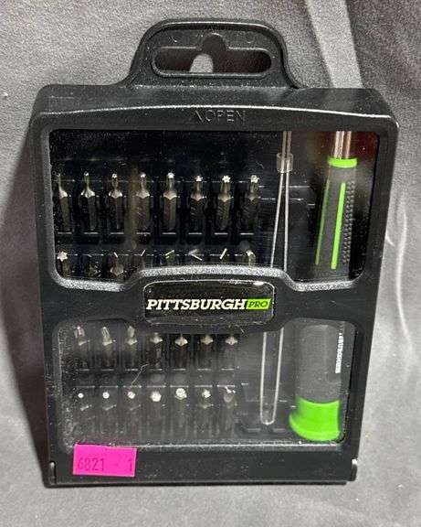 32-Piece Pittsburgh Pro Screwdriver Set with Tweezers - Metzger ...