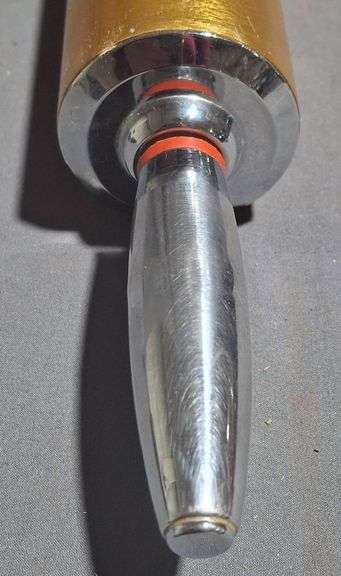 Brass Syringe and Metal Rolling Pin with Handles - Metzger Property ...