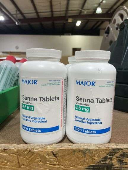 2-Major Senna Tablets Natural Vegetable Laxative Ingredient 1000Tablets ...