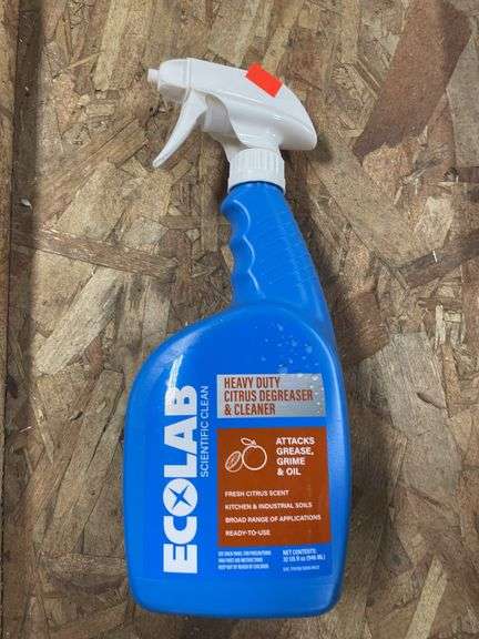 EcoLab Heavy Duty Citrus Degreaser & Cleaner 32 Fl Oz - Metzger ...