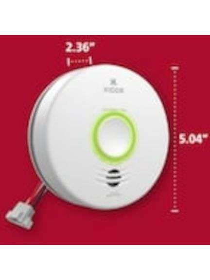 KIDDE - Smart Hardwired Wi-Fi Enabled Smoke Detector with Photoelectric Sensor and Voice Alerts ...