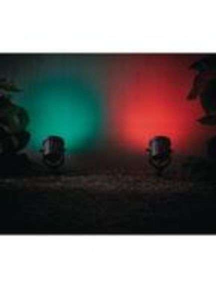 HAMPTON BAY - Smart 650 Lumen Low Voltage Black Integrated LED RGB ...