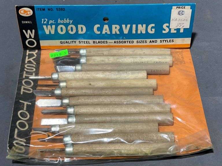Oxwall 12-Piece Hobby Wood Carving Set with Steel Blades - Metzger ...