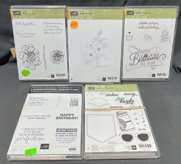 Stampin’ Up! Rubber and Photopolymer Stamp Sets, Various Designs ...