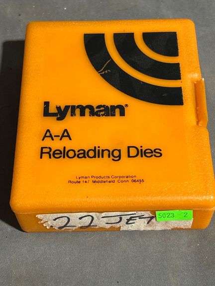 Ammunition Reloading Tools and Components Lot, Including Adapters, Dies ...