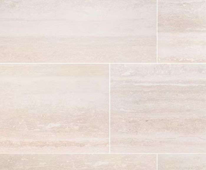18-Sanford Ivory 16 in. x 32 in. Matte Porcelain Stone Look Floor and ...