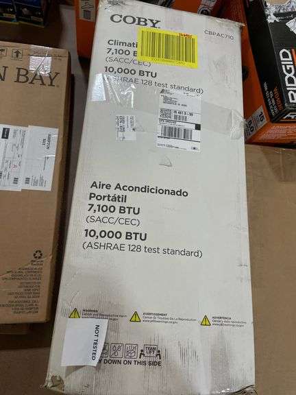 Coby CBPAC 7100(DOE) BTU Portable Air Conditioner 450 Sq. Ft. without ...