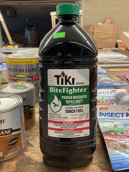 Tiki Bite Fighter Citronella & Cedar Torch Fuel 100 Fl Oz - Metzger ...
