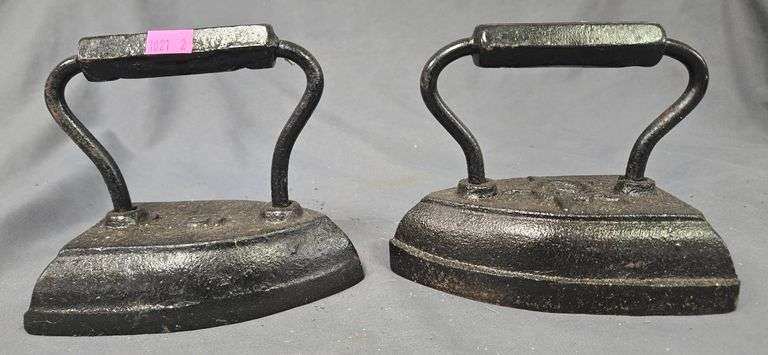 2 – Cast Iron Sad Irons, One Marked Perfection - Metzger Property ...
