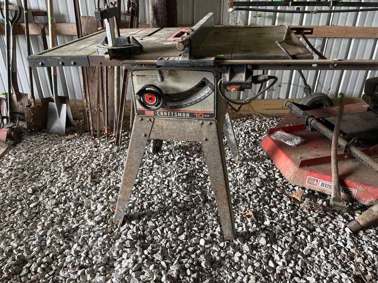 Sears Craftsman Table Saw 10-Inch - Metzger Property Services, LLC