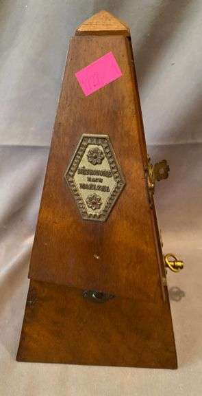 Mechanical Pyramid Metronome with Brass Components - Metzger Property ...