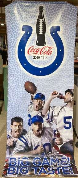 Coca-Cola Zero 7.5Ft Advertising Banner with Football Theme - Metzger ...
