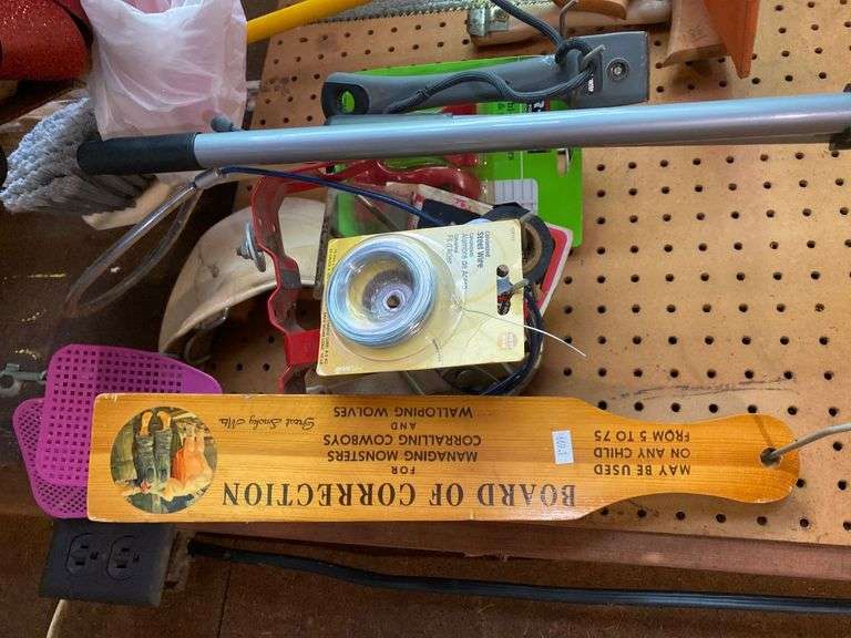 Cleaning Tools and Novelty Wooden Paddle - Metzger Property Services, LLC