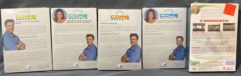 Set of 5 Core Secrets and Caribbean Workout Fitness DVDs - Metzger ...