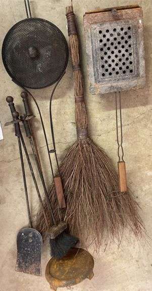 Fireplace Tools and Open Fire Popcorn Popper - Metzger Property ...