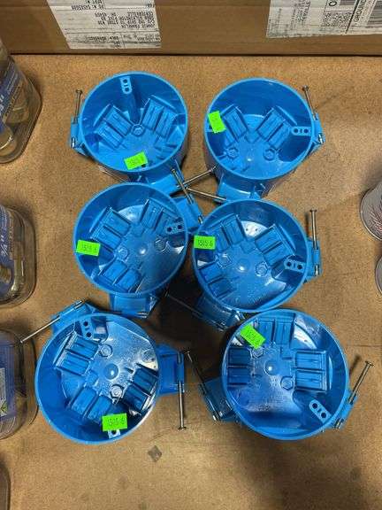 6-Carlon 1-Gang 20 cu. in. New Work Electrical Ceiling Box with Captive ...