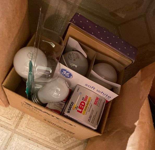 Light Bulbs and Packing Supplies Lot - Metzger Property Services, LLC