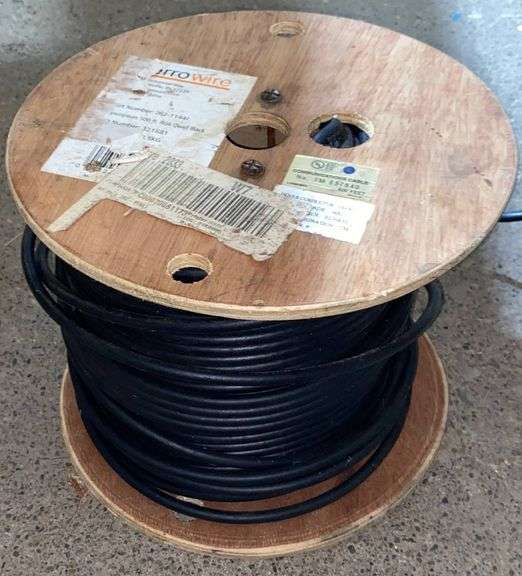 Spool of Black Coaxial Cable by Arrow Wire, 500-Foot - Metzger Property ...