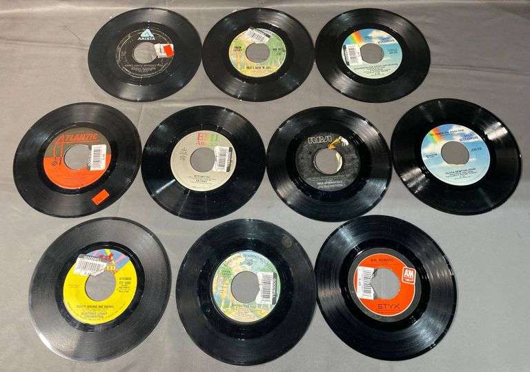 10 – 45 RPM Vinyl Records by Various Labels Including Xanadu, Mr ...