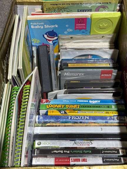 Children’s Books and Multimedia Items Including DVDs and Video Games ...