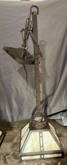 Adjustable Height Light Fixtures with Glass Shades - Metzger Property ...