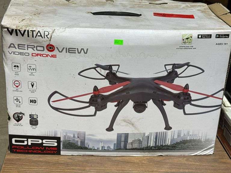 Vivitar AeroView Video Drone with GPS and Camera - Metzger Property ...