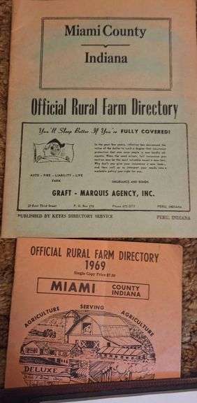 Miami County Indiana Ephemera, Fan, and Historical Items - Metzger ...