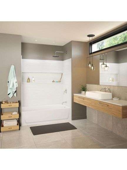 BOOTZ INDUSTRIES - Aloha NexTile 30 in. x 60 in. x 74.5 in. Standard ...