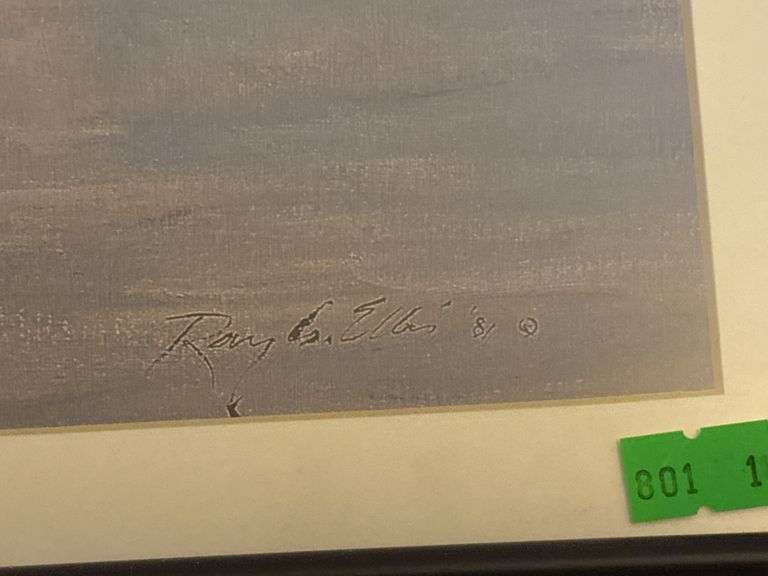 Framed Print of Sailboat Scene by Ray Ellis - Metzger Property Services ...