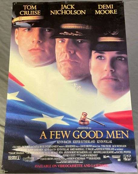 Movie Poster for ‘A Few Good Men’ Featuring Cruise, Nicholson, and ...