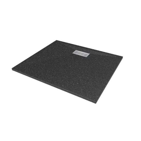 CASTICO 48 in. L x 42 in. W x 1.125 in. H Solid Composite Stone Shower ...
