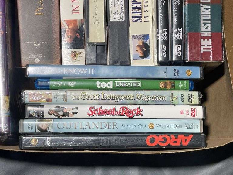 DVDs and Blu-rays Including Various Films and TV Series - Metzger ...