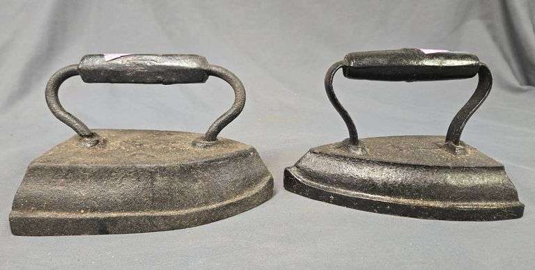 2 – Cast Iron Sad Irons with Molded Handles - Metzger Property Services ...