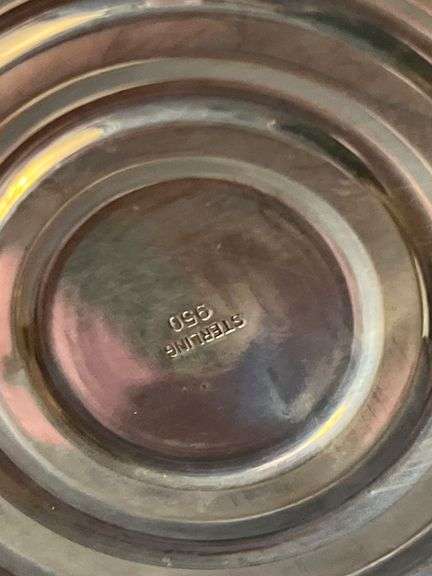 Pair of Sterling Silver Three-Arm Candelabras, Marked ‘Sterling 950 ...