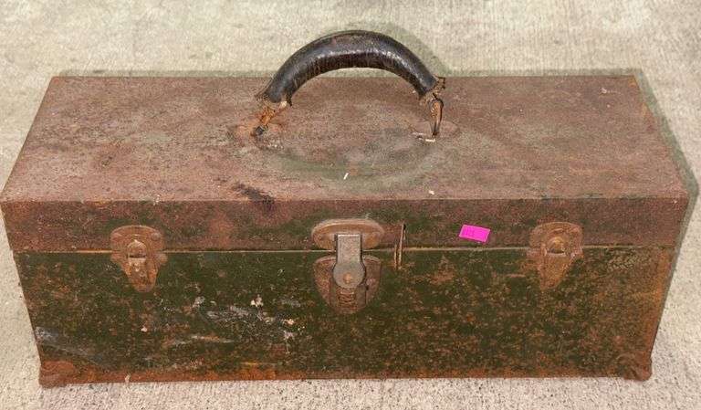 Metal Toolbox with Brass and Copper Fittings - Metzger Property ...