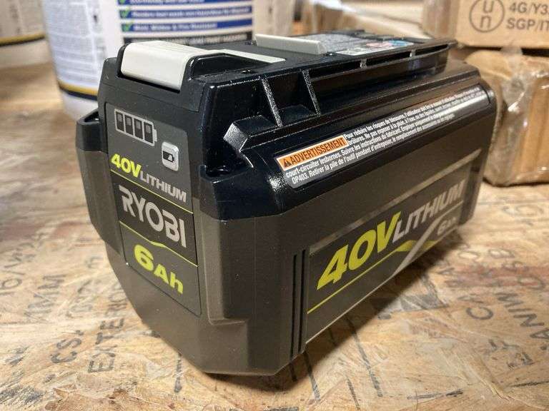 Ryobi 40V 6AH Battery Pack - Metzger Property Services, LLC