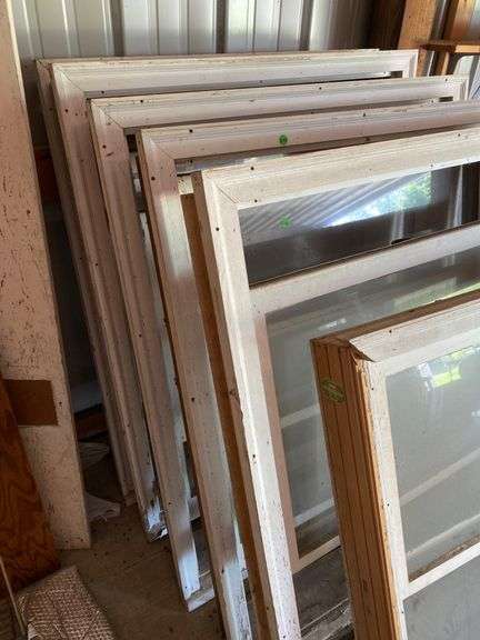 Framed Window Panels with Glass Inserts - Metzger Property Services, LLC
