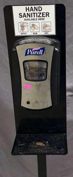 Freestanding Hand Sanitizer Dispenser Station with Purell Dispenser ...