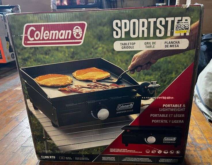 Coleman Sportster Tabletop Griddle with 12,000 BTU Output - Metzger ...