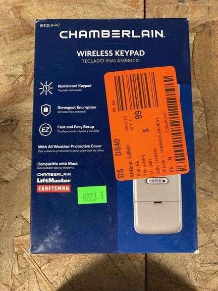 Chamberlain Wireless Keypad - Metzger Property Services, LLC