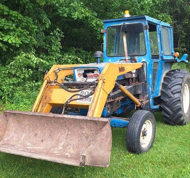 Ford 4000 Gas Tractor with Kelly Front-End Loader, 2967hrs - Metzger ...