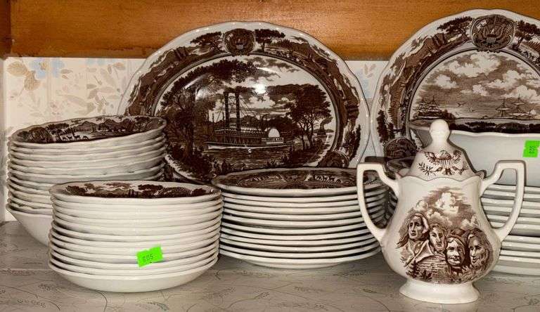 Royal Staffordshire ‘American Legend’ Ironstone Dinnerware Set by J&G ...