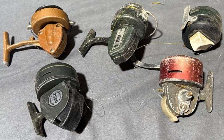 17 Fishing Reels and Reel Components, Various Brands - Metzger Property ...