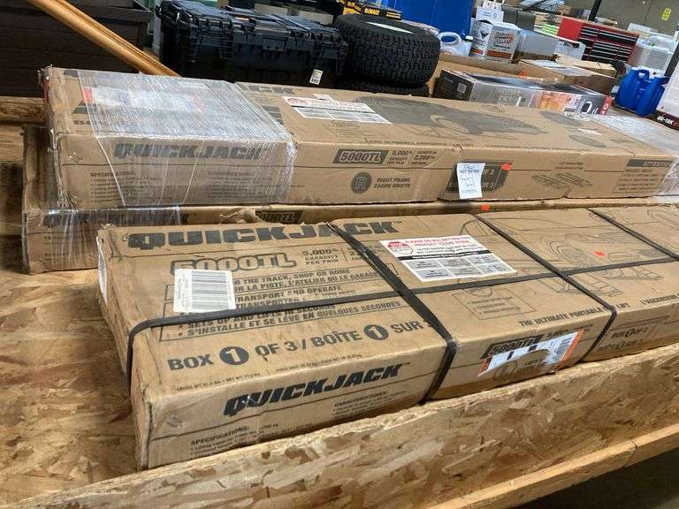 Quick Jack Parts INCOMPLETE!!! 3 Boxes - Metzger Property Services, LLC