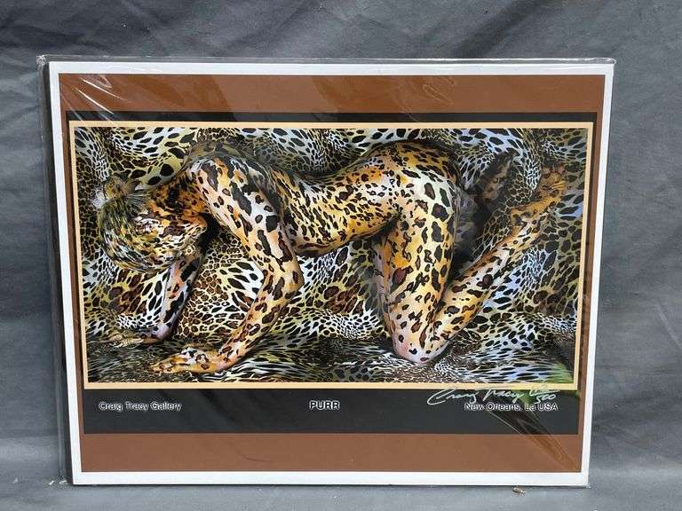Craig Tracy Signed ‘Purr’ Bodypainting Print, Craig Tracy Gallery ...