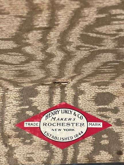 Henry Likly & Co. Trunk with Patterned Interior, Photographs, and ...