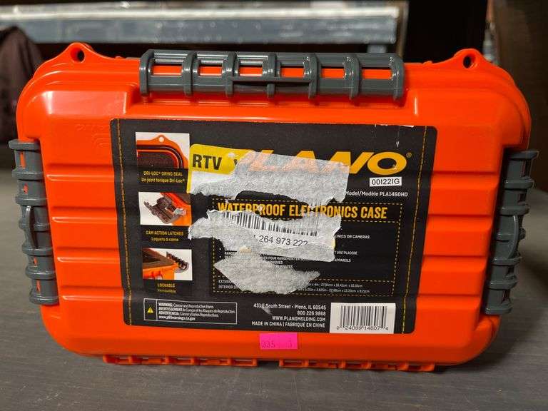 Plano Model 1460 Waterproof Electronics Case with Foam Inserts ...