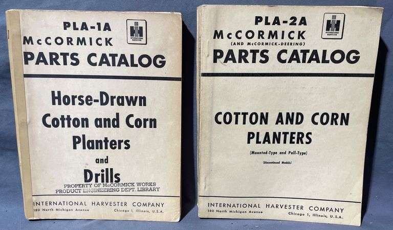 McCormick Parts Catalogs for Cotton and Corn Planters - Metzger ...